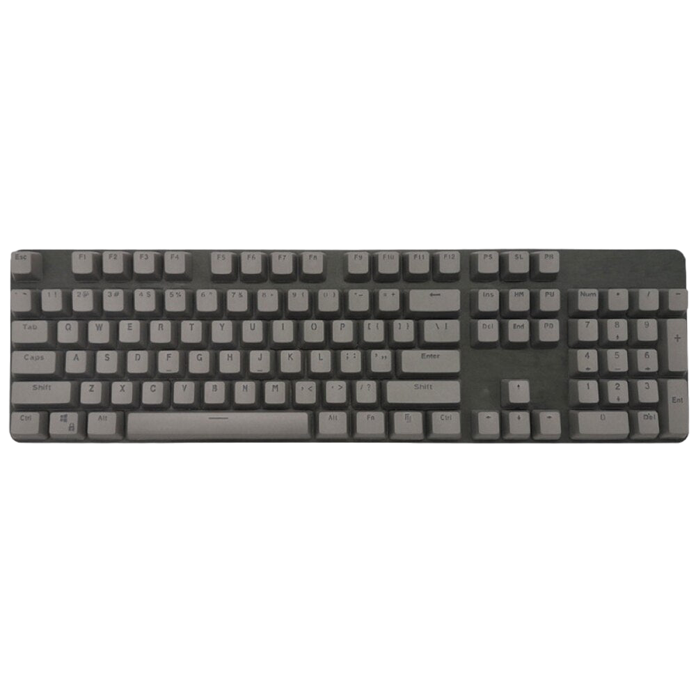 Plain: Gray Backlit Keycaps