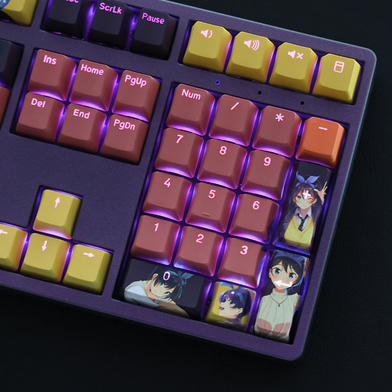 Ruka Sarashina (Rent-A-Girlfriend) Backlit Keycap Set