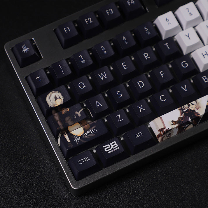 2B (NieR: Automata) Keycap Set