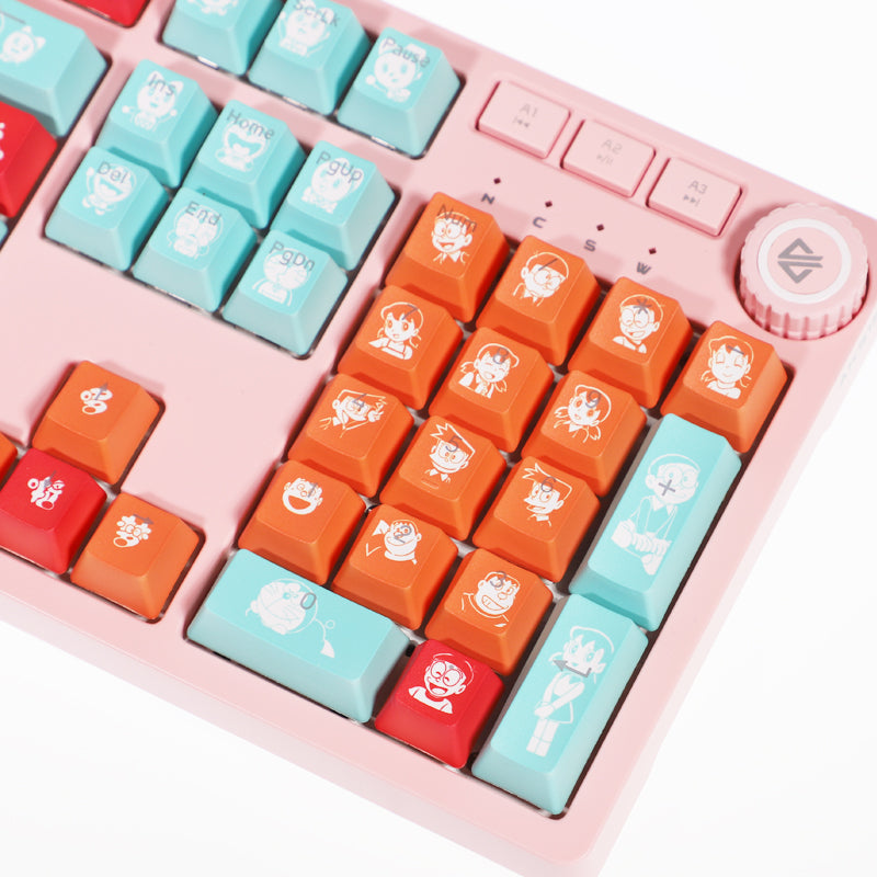 Doraemon (Orange) Backlit Keycap Set