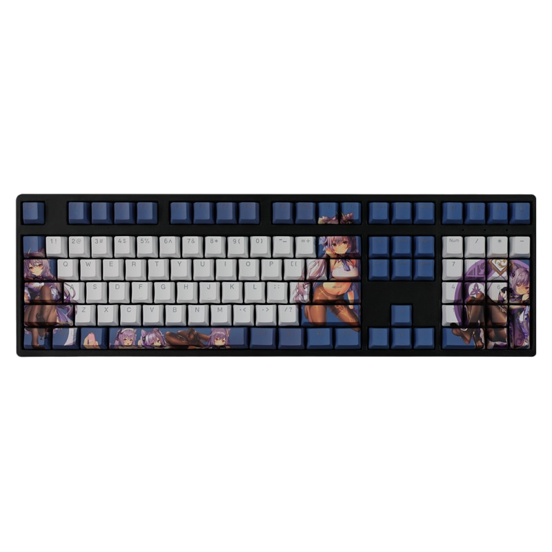 Keqing (Genshin Impact) Backlit Keycap Set