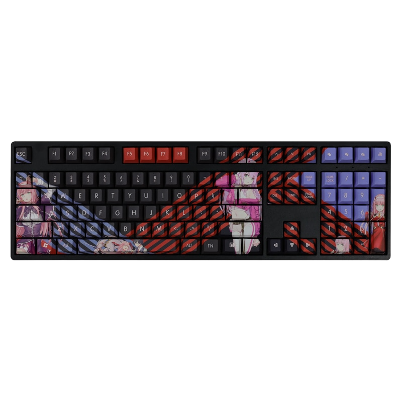 Zero Two (DARLING in the FRANXX) Keycap Set