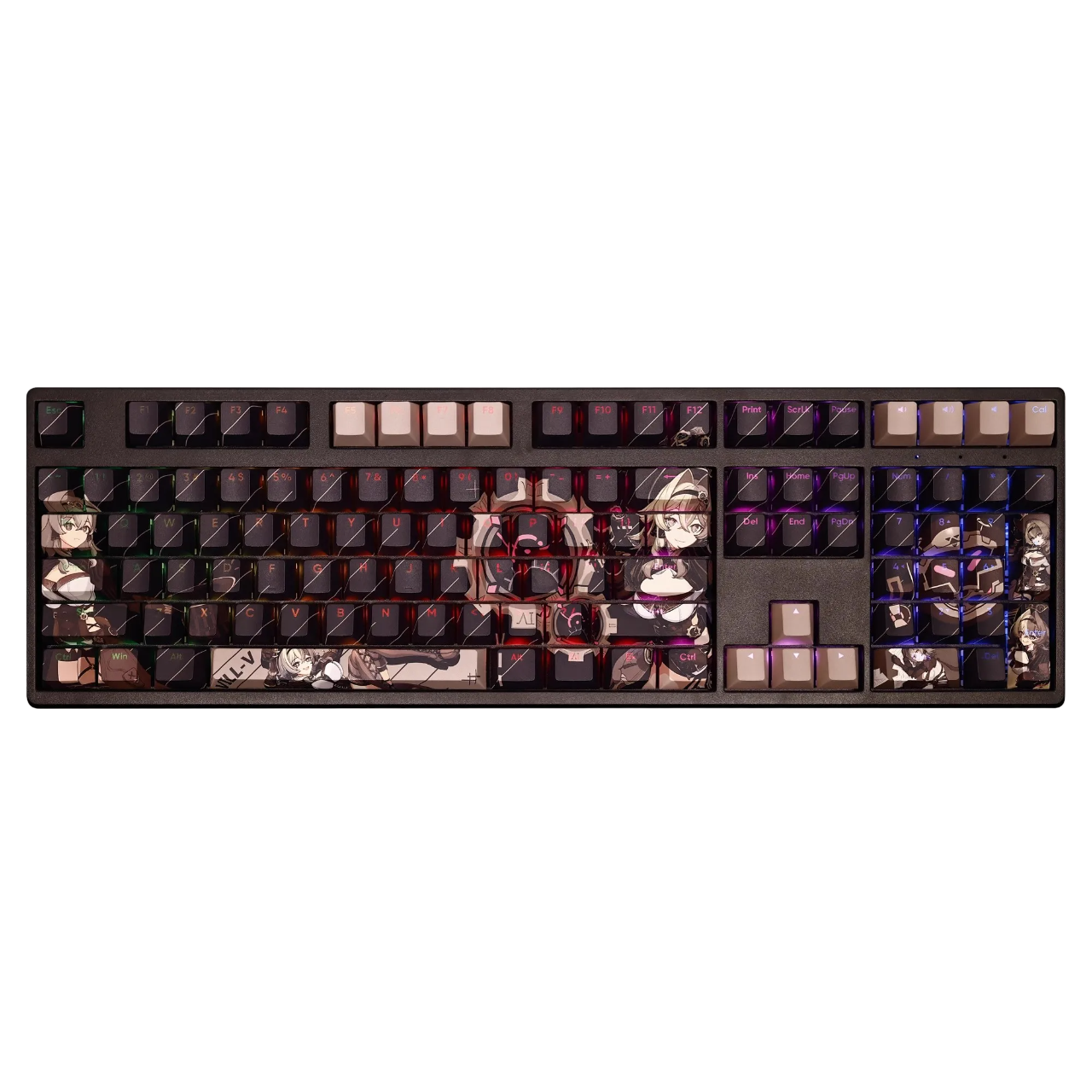 Vill-V (Honkai) Backlit Keycap Set