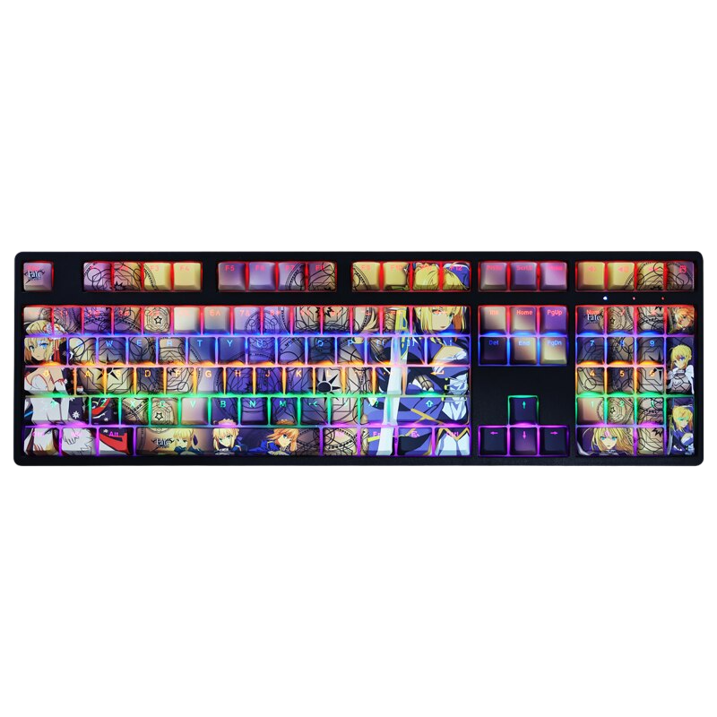 Saber (Fate) Backlit OEM Keycap Set