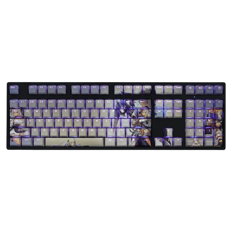 Kiana Kaslana (Honkai) Backlit Keycap Set