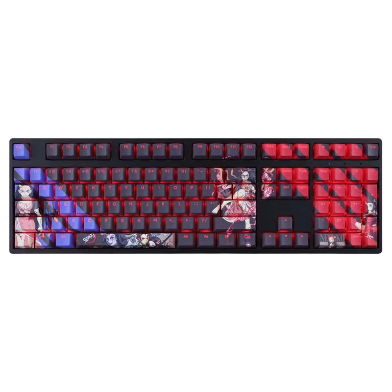 Nezuko Kamado (Demon Slayer) Backlit Black Keycap Set