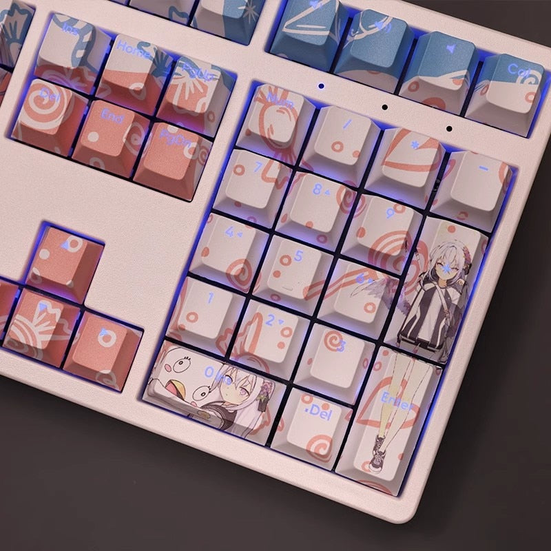 Blue Archive: Shirasu Azusa Backlit Keycap Set