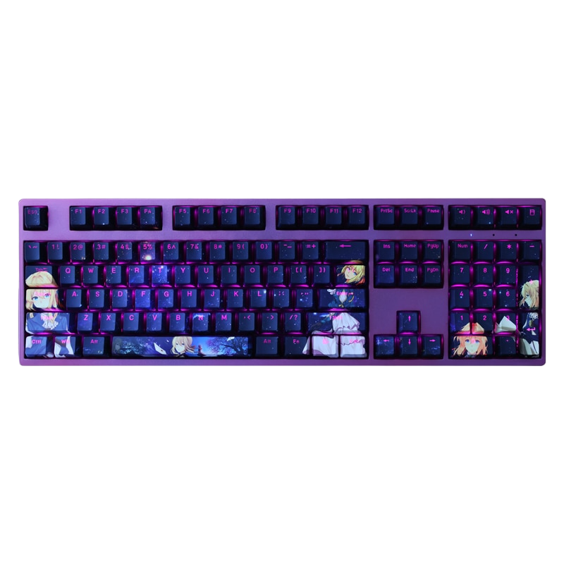 Violet Evergarden Backlit Keycap Set