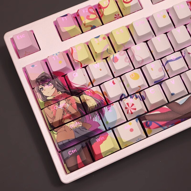 Mai Sakurajima (Rascal Does Not Dream) Backlit Keycap Set