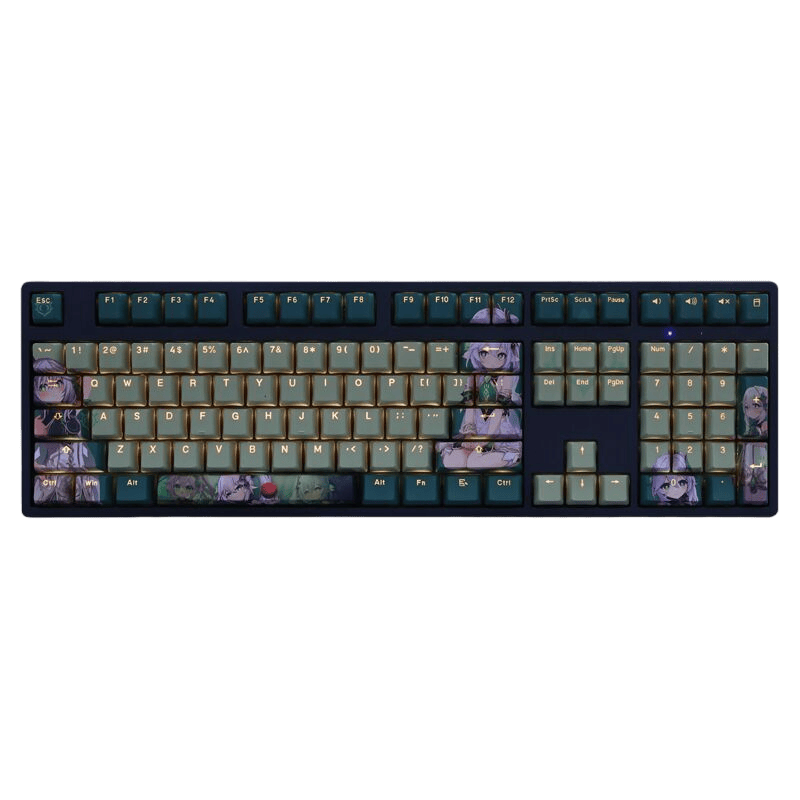 Nahida (Genshin Impact) OEM Green Keycap Set