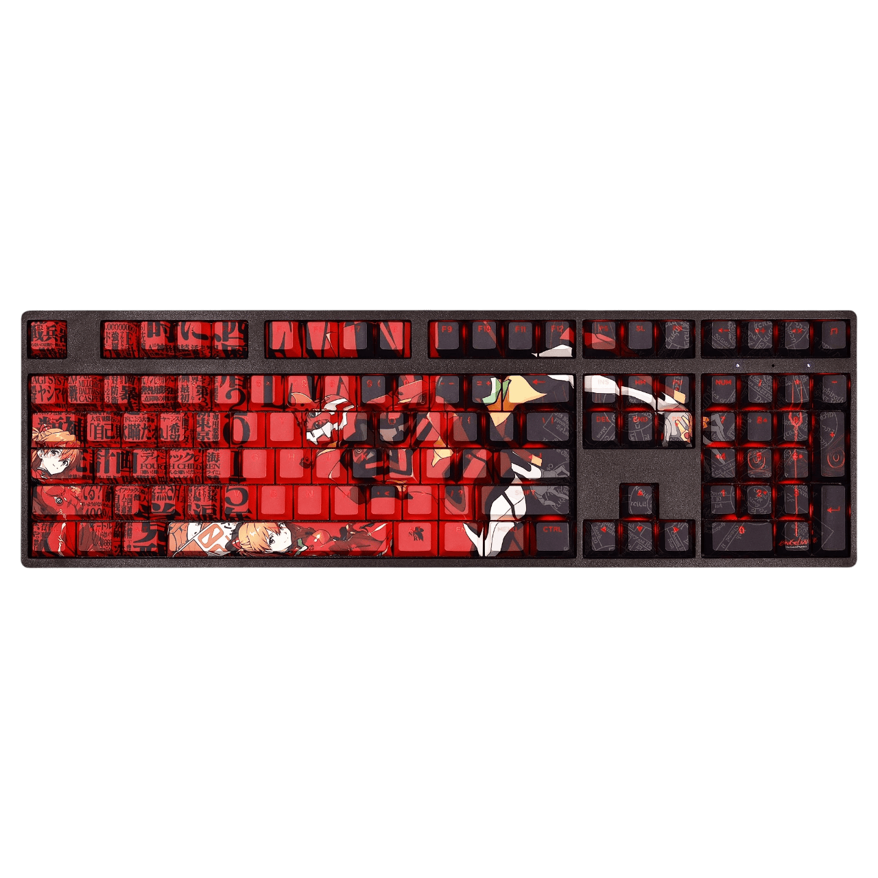 Neon Genesis Evangelion: Asuka Backlit Keycap Set