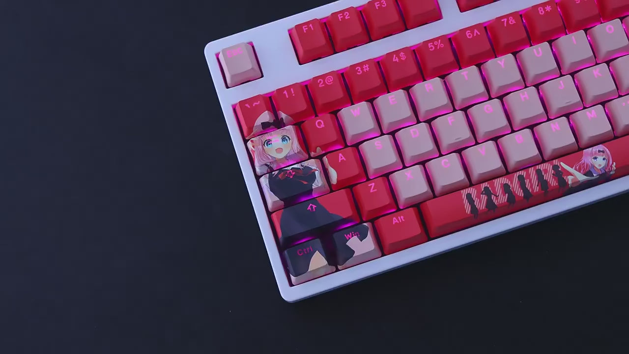Chika Fujiwara (Kaguya-sama) Backlit Keycap Set