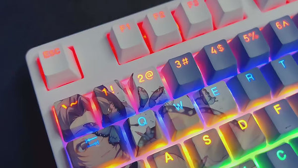Shinobu Kocho (Demon Slayer) Backlit Keycap Set