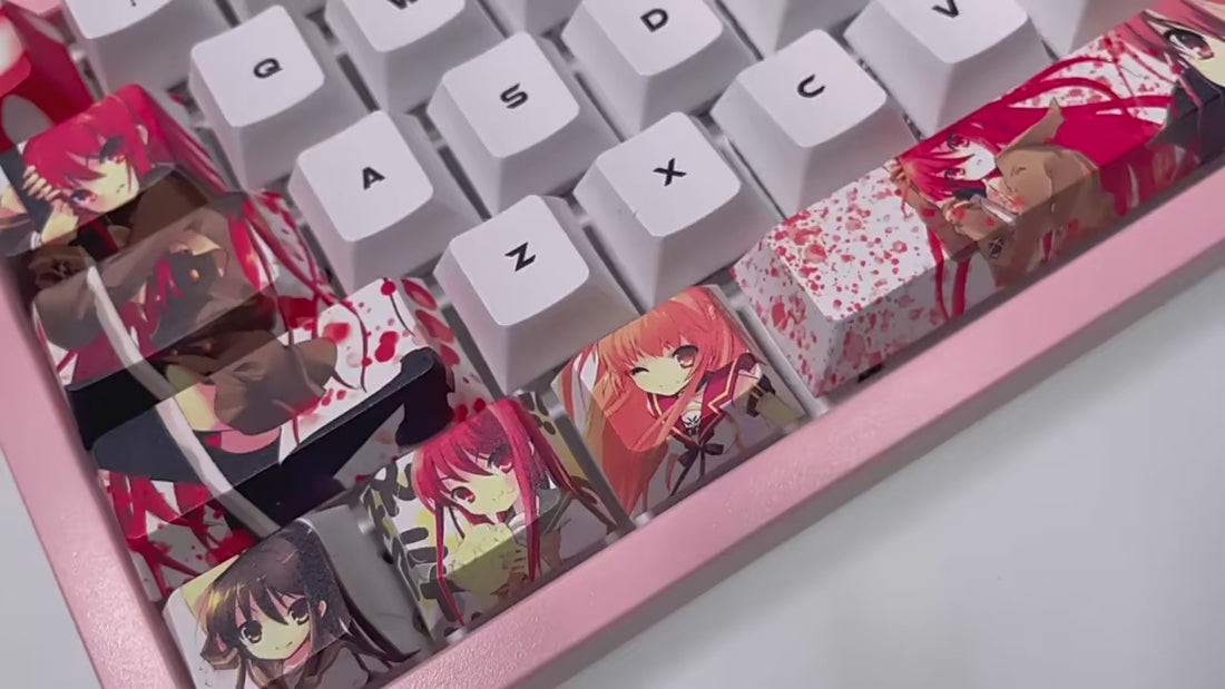 Burning-Eyed Shana Keycap Set