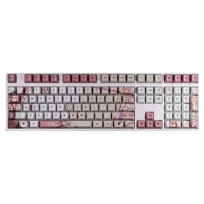 Emilia (Re:Zero) Keycap Set