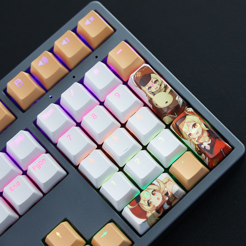 Klee (Genshin Impact) Backlit Keycap Set