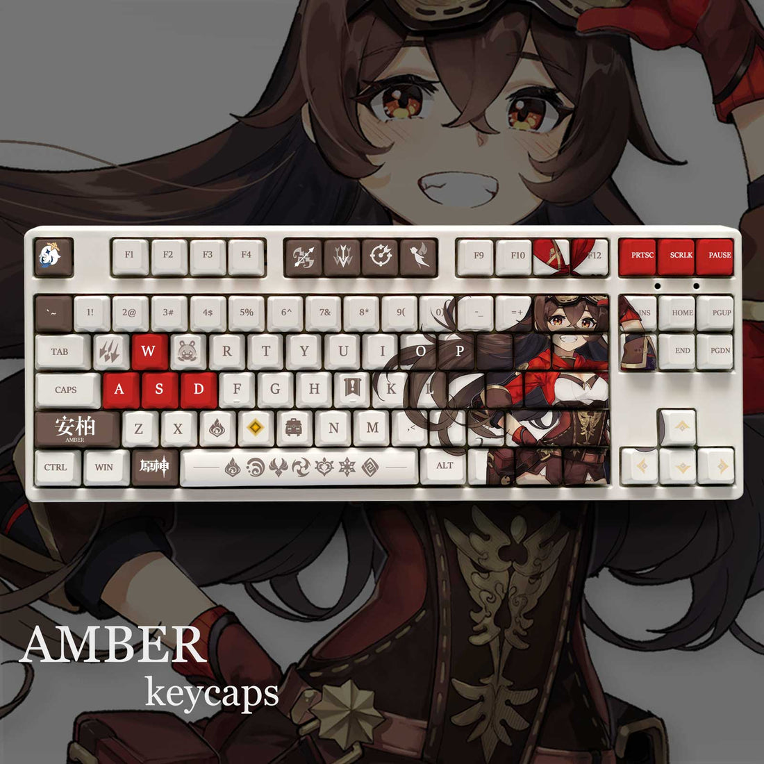 Amber (Genshin Impact) OEM Keycap Set