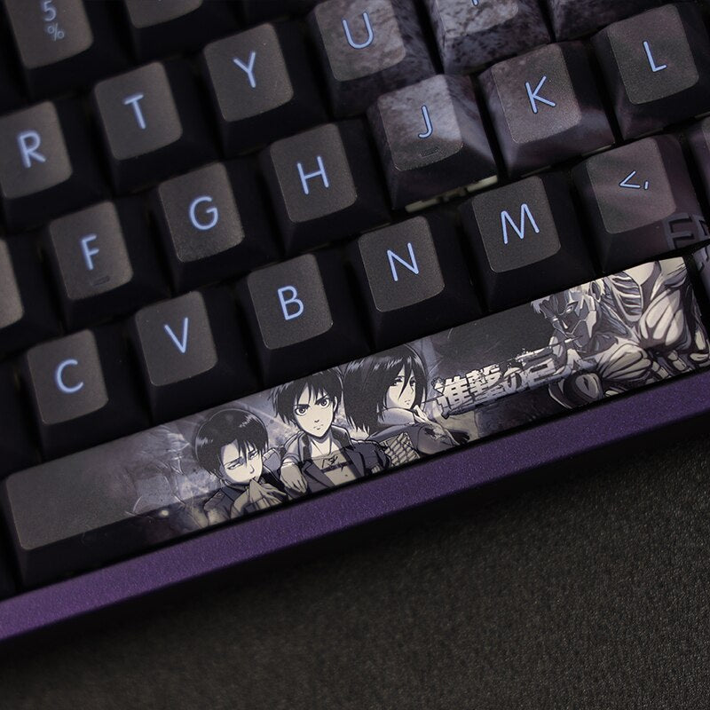 Attack on Titan (Black) Keycap Set