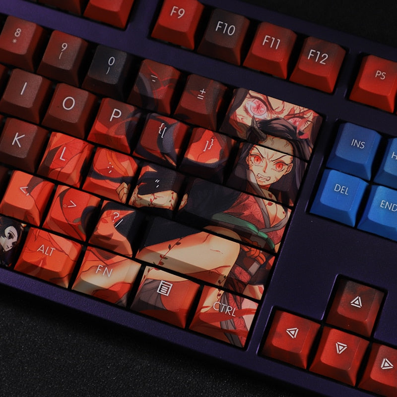 Nezuko Kamado & Tanjiro Kamado (Demon Slayer) Keycap Set