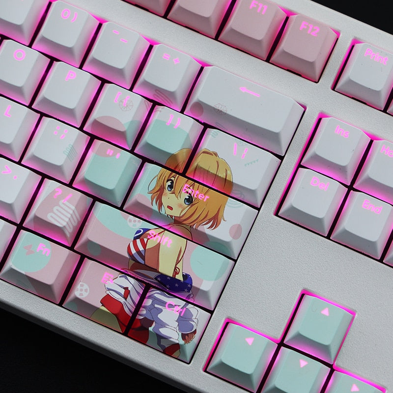 Mami Nanami (Rent-A-Girlfriend) Backlit Keycap Set