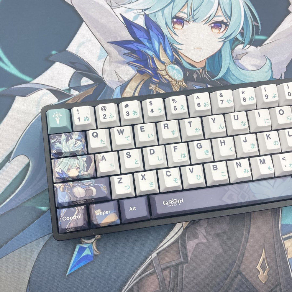 Genshin Impact Eula (White) Keycap Set