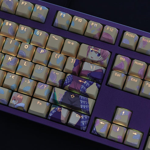 Ichika Nakano (The Quintessential Quintuplets) Backlit Keycap Set