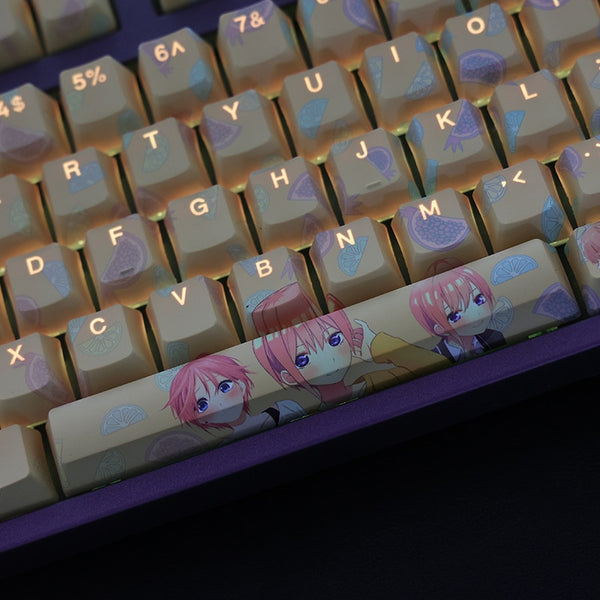 Ichika Nakano (The Quintessential Quintuplets) Backlit Keycap Set
