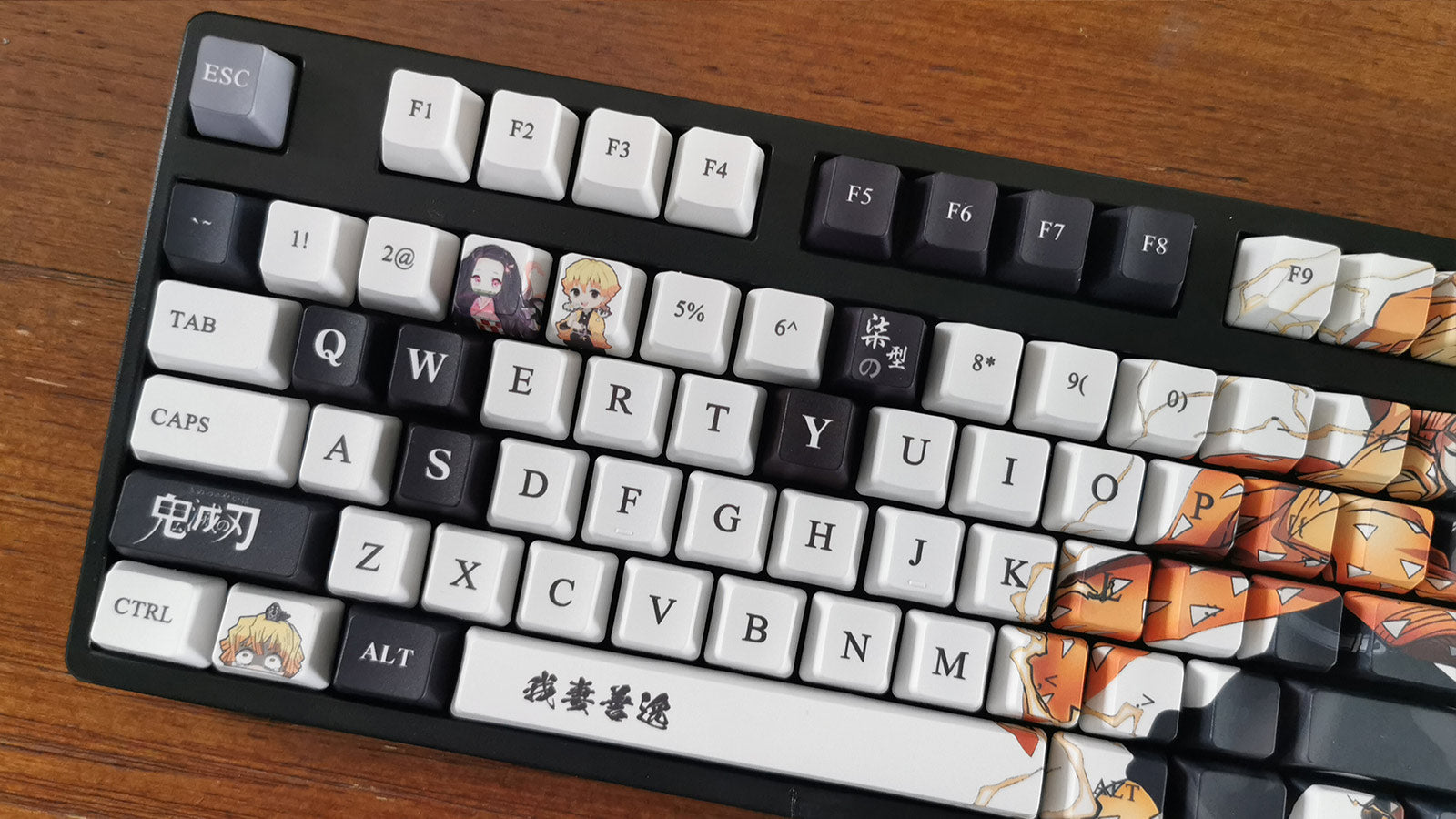 Zenitsu Agatsuma (Demon Slayer) Keycap Set