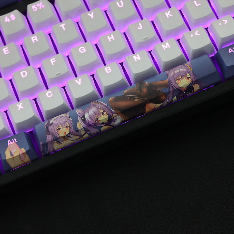 Keqing (Genshin Impact) Backlit Keycap Set
