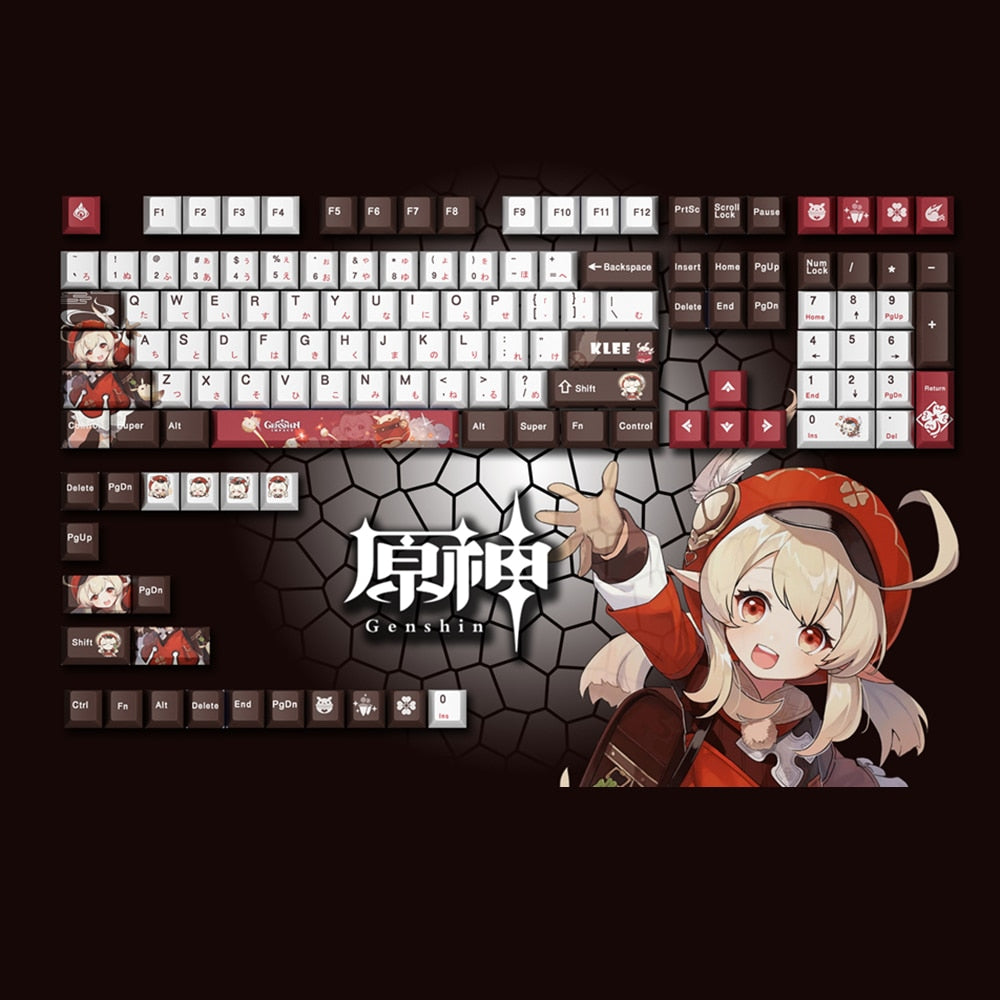 Klee (Genshin Impact) 128 Pieces Keycap Set