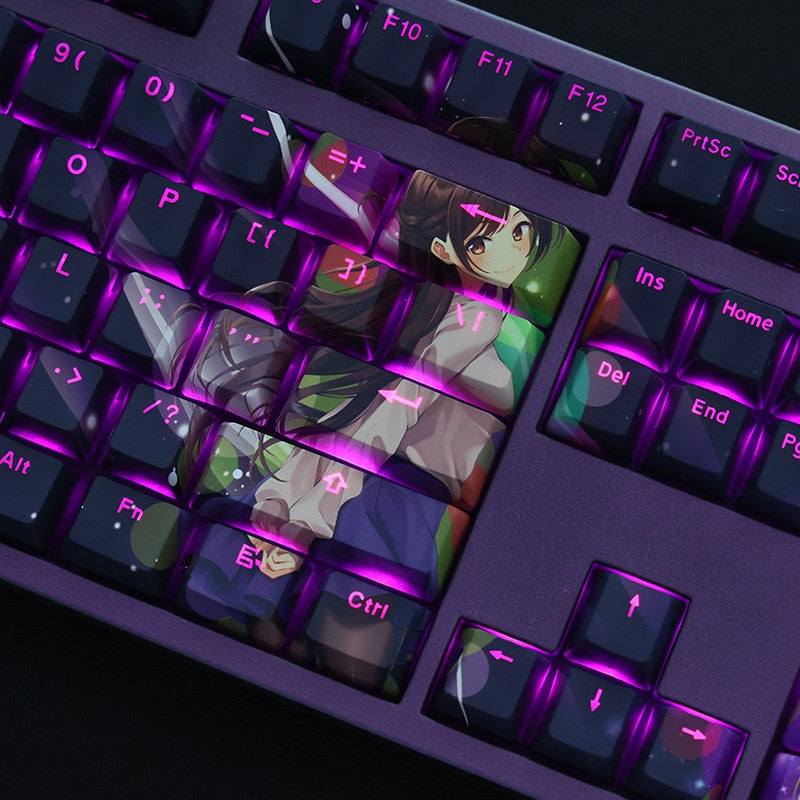 Chizuru Ichinose (Rent-A-Girlfriend) Backlit Keycap Set
