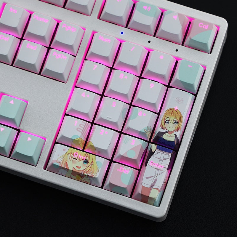 Mami Nanami (Rent-A-Girlfriend) Backlit Keycap Set