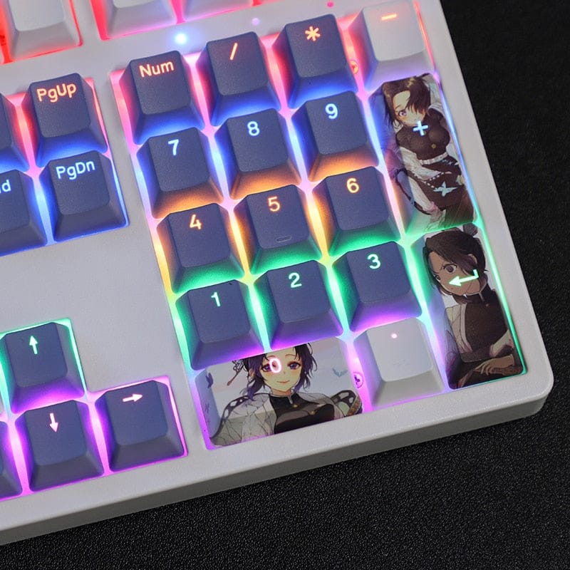 Shinobu Kocho (Demon Slayer) Backlit Keycap Set