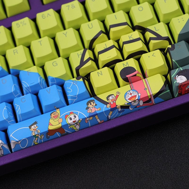 Doraemon Backlit Keycap Set