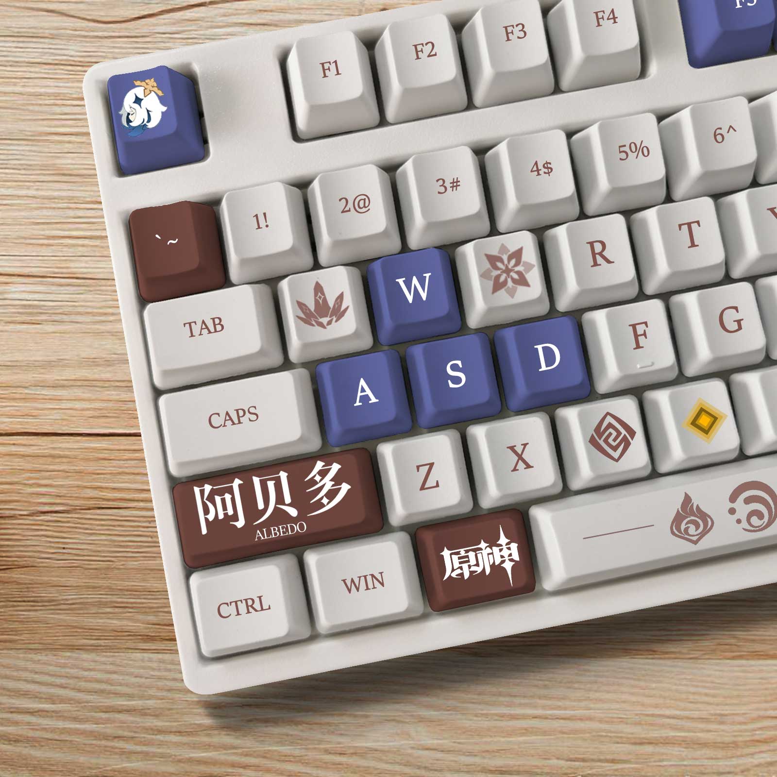 Albedo (Genshin Impact) OEM Keycap Set