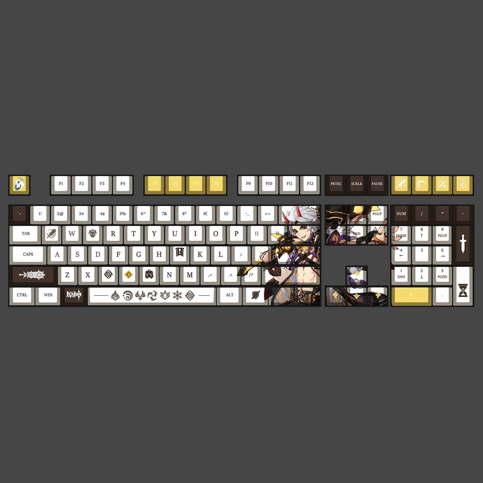 Arataki Itto (Genshin Impact) OEM Keycap Set