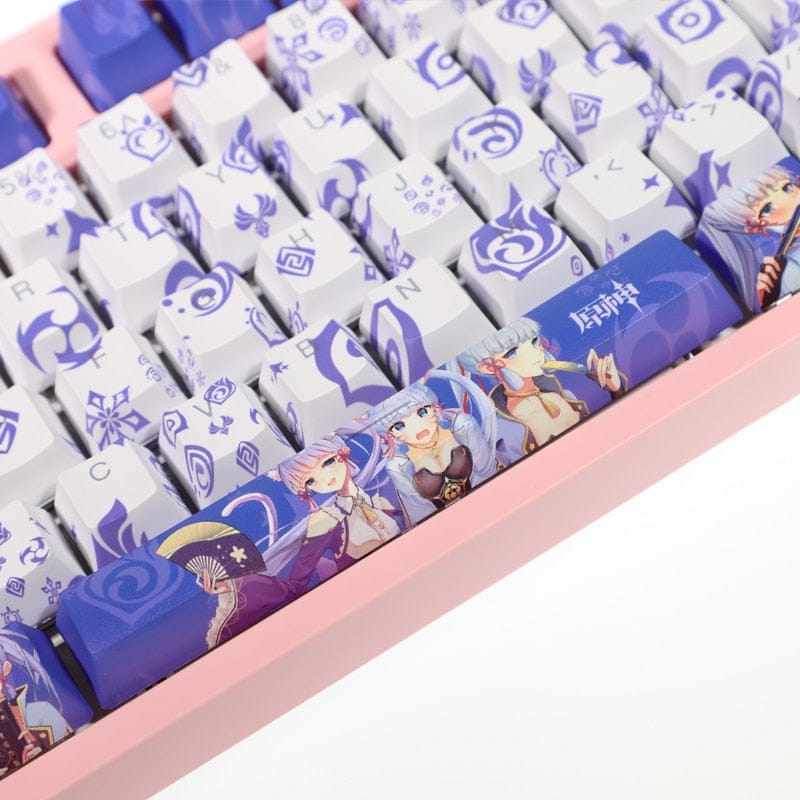 Kamisato Ayaka (Genshin Impact) Backlit Keycap Set