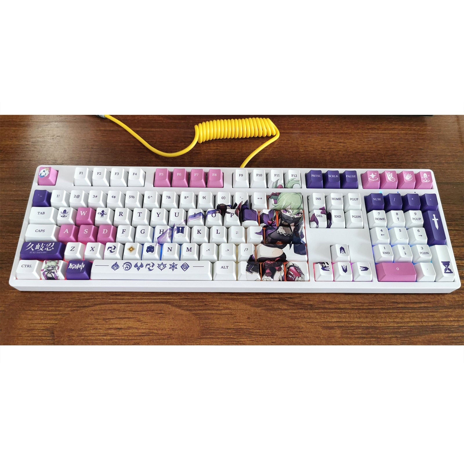 Kuki Shinobu (Genshin Impact) OEM Keycap Set