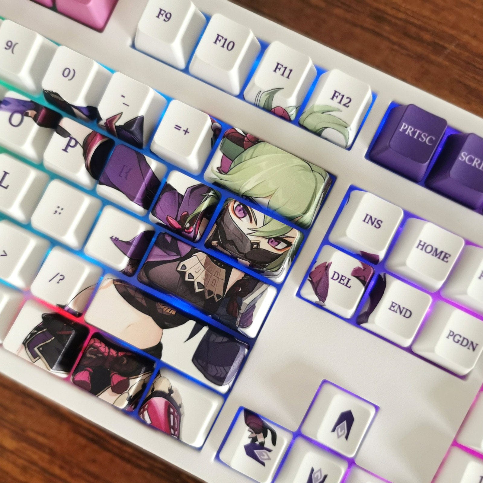 Kuki Shinobu (Genshin Impact) OEM Keycap Set