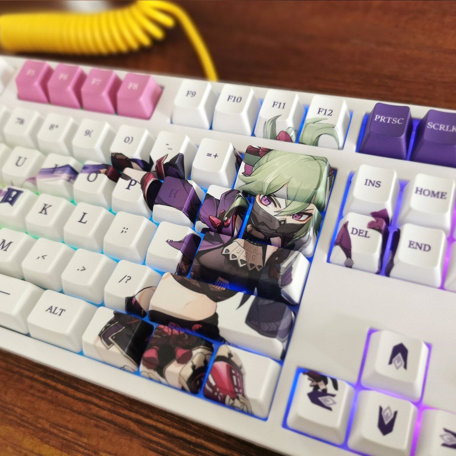 Kuki Shinobu (Genshin Impact) OEM Keycap Set