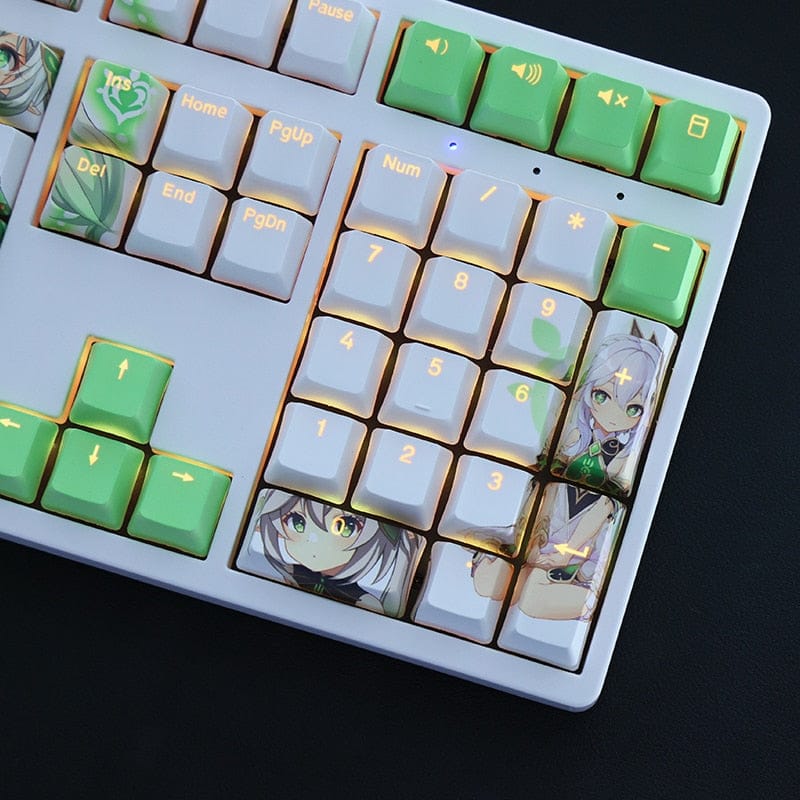 Nahida (Genshin Impact) Backlit Keycap Set