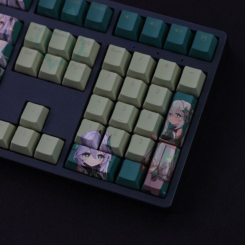 Nahida (Genshin Impact) OEM Green Keycap Set