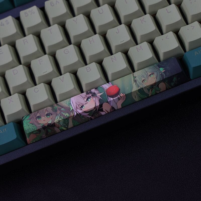 Nahida (Genshin Impact) OEM Green Keycap Set