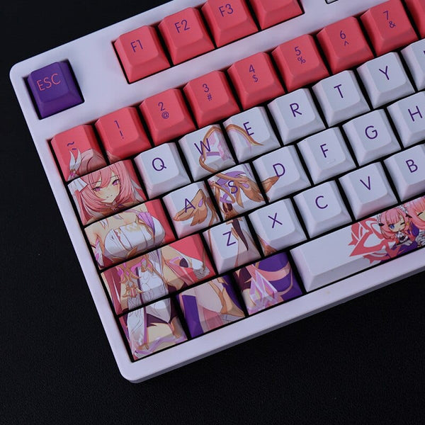 Elysia (Honkai) Keycap Set