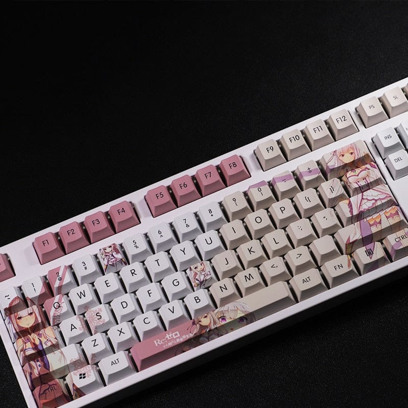 Emilia (Re:Zero) Keycap Set