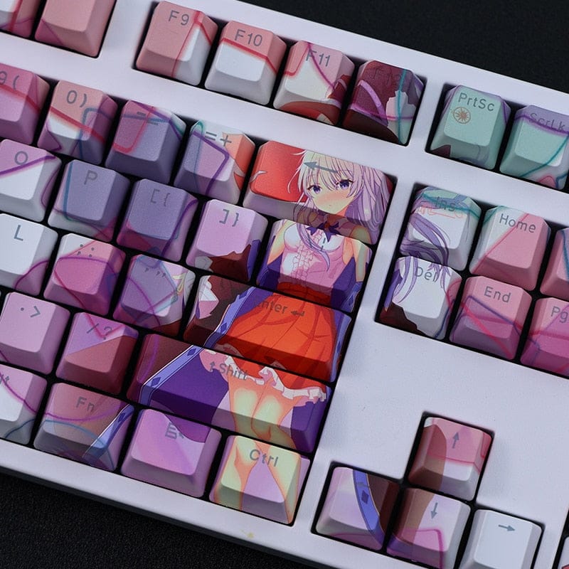 Elaina (Wandering Witch) Backlit Keycap Set