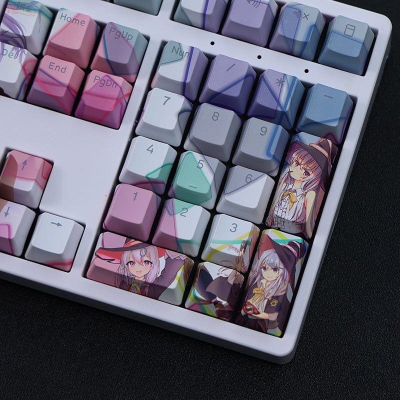 Elaina (Wandering Witch) Backlit Keycap Set
